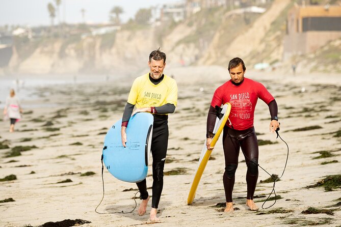 1 Day Adult Surf Retreat in San Diego - Key Points