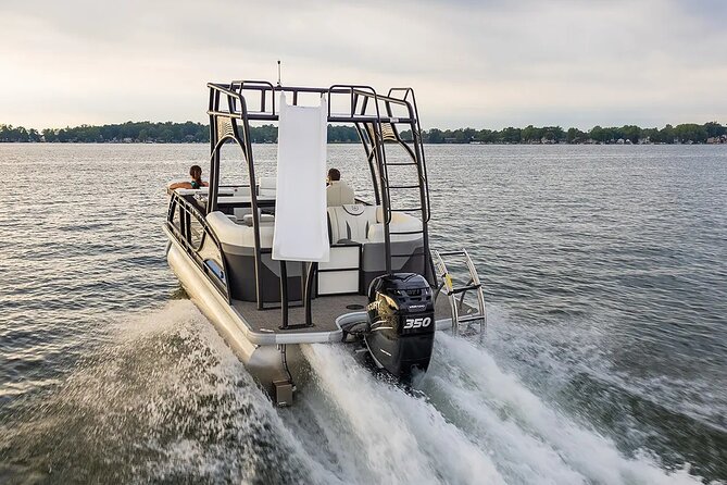 12 Hour Double Decker Pontoon With Slide On Yellow Lake - The Boat that Turns Heads: Features and What They Mean for You