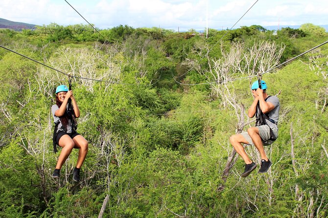 2-Hour 6 Zipline Tour at Coral Crater - The Experience of the Ziplines
