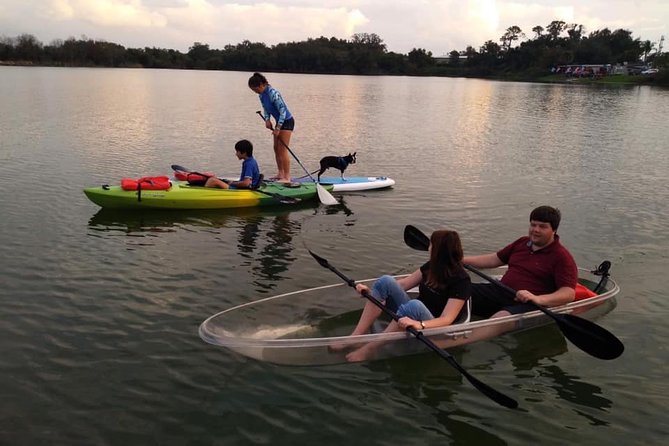 2-Hour Clear Kayak & Clear Paddleboard(SUP) Rental in Orlando - FAQs