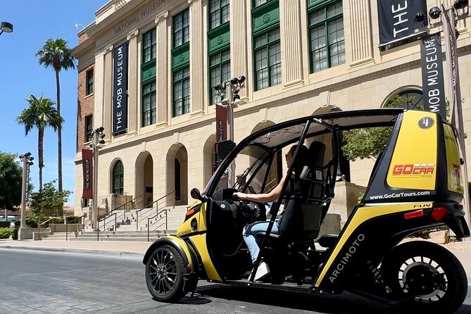 2 Hour Mob History Tour in Talking GoCar with Mob Museum Entry - Transportation & Experience Details