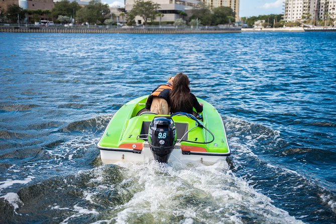 2 Person Mini Power Boat Rental at Tampa Riverwalk - Exploring Tampa by Power Boat
