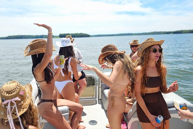 25ft Pontoon Party Boat w/ Captain up to 12 people (3 hrs) - The Itinerary: A Day on Percy Priest Lake