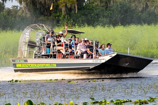 30-Minute Airboat Ride, Lunch, Gem Mining and Park Admission - Departure and Check-in at Boggy Creek Airboat Adventures