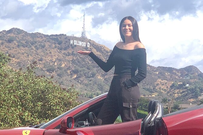 30min Driving Tour: Explore Hollywood Sign in Ferrari - Key Points