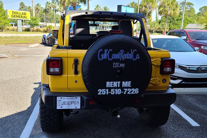 4-Door Convertible Jeep Rental in Orange Beach - The Joys of Cruising in a Convertible Jeep in Orange Beach