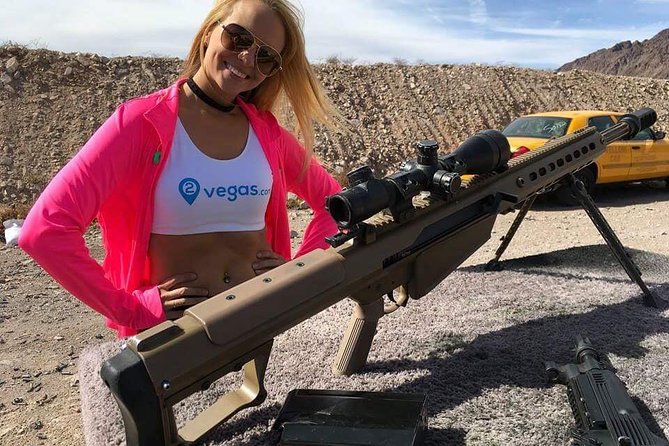 4 Gun Desert Shooting Adventure with Lunch - Key Points