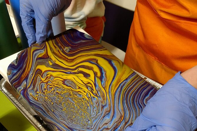 Acrylic Pour Painting Class in Estes Park, Colorado - What to Expect from the Acrylic Pour Painting Class