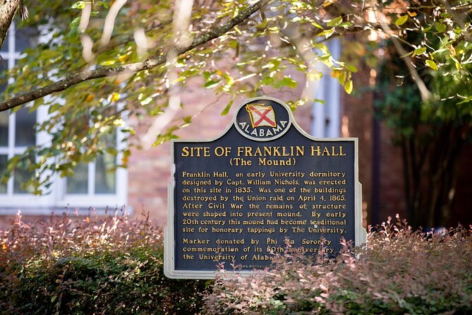 Adventurous Walking Tour of University of Alabama - The Learning and Entertainment Balance