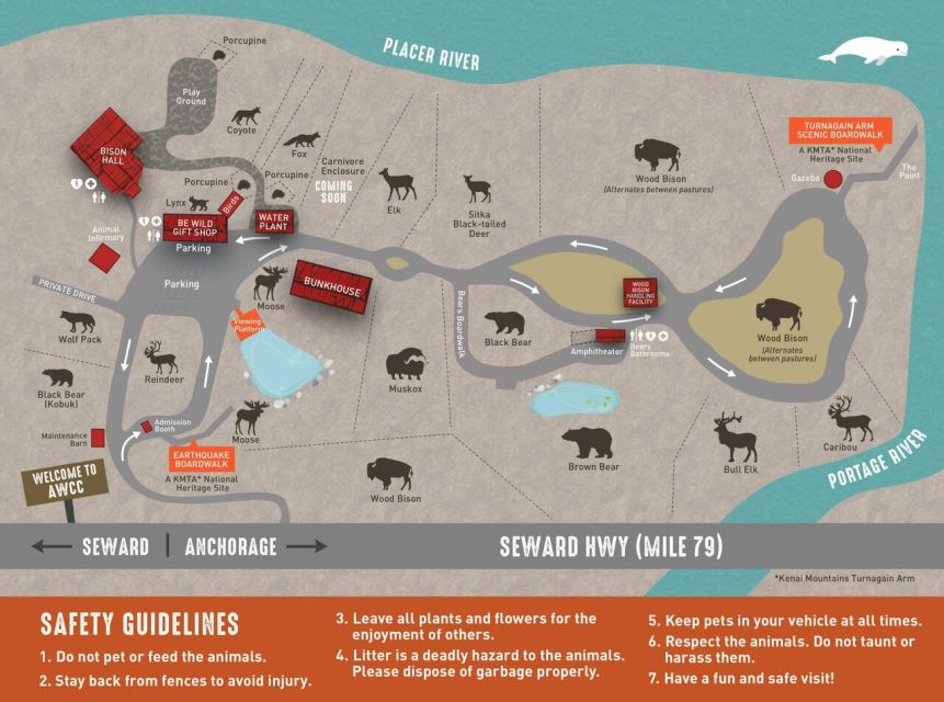 Alaska Wildlife Conservation Center: Admission Ticket - Guides & Educational Support