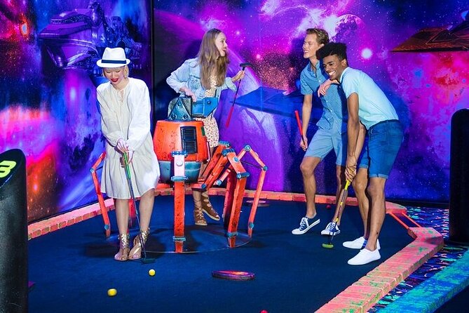 American Dream One Day Fun Day Dreamworks Waterpark 4-in-1 Pass - Mini Golf: Glow-in-the-Dark Fun