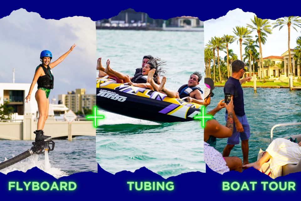 Aqua Excursion - Flyboard + Tubing + Boat Tour - The Itinerary: What You Can Expect
