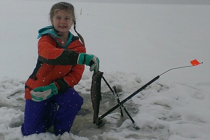Bangor, Maine Icefishing Experience - Authentic and Fun Family Activity