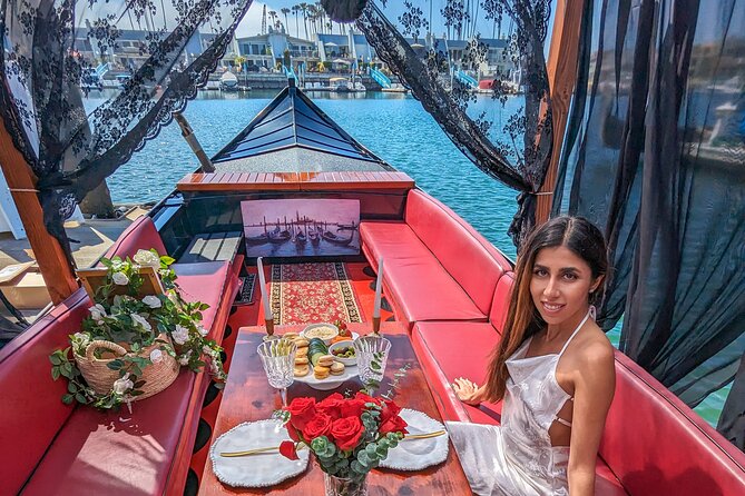 Beautiful Luxury Picnic on a Docked Gondola Boat in Coronado - A Detailed Look at the Coronado Gondola Picnic Experience