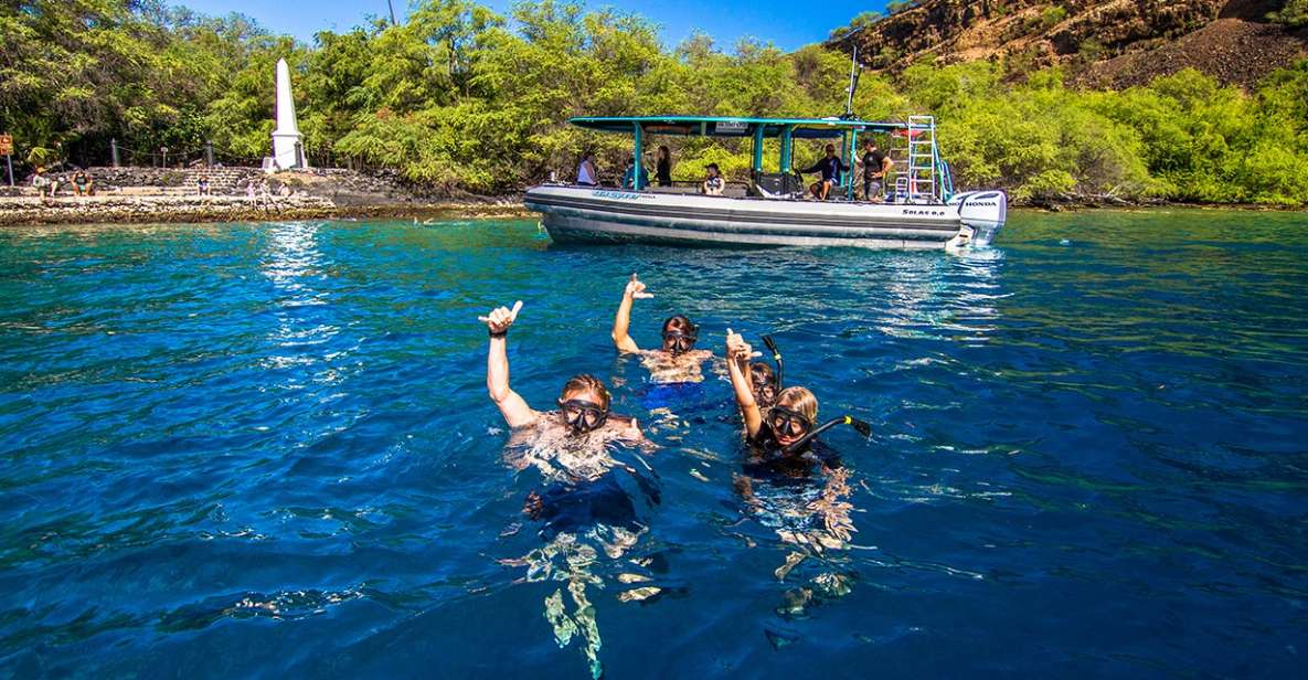 Big Island: Kona Half-Day Boat Tour with Snorkeling & Lunch - Key Points