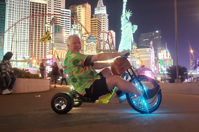 Big Wheel Drift Trike Rental on The Las Vegas Strip - Key Points