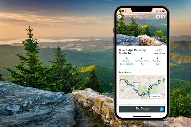 Blue Ridge Parkway South Self-Guided Audio Tour - Exploring the Itinerary in Detail