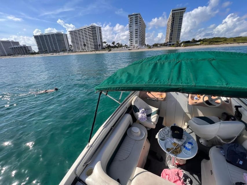 Boca Raton: 23ft Boat Tour with Snorkeling/Tubing/Island - What’s Included and What You Should Know