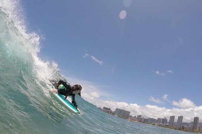 Bodyboarding 1-to-1 Private Lesson with Waikiki Courtesy Shuttle - Key Points