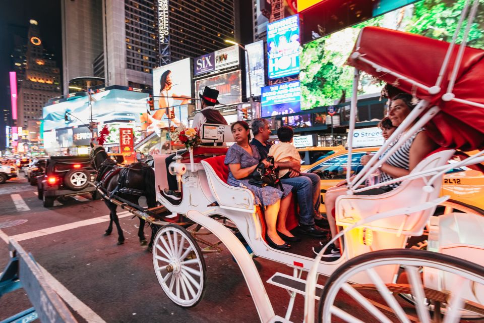 Central Park, Rockefeller & Times Carriage Ride (4 Adults) - Frequently Asked Questions