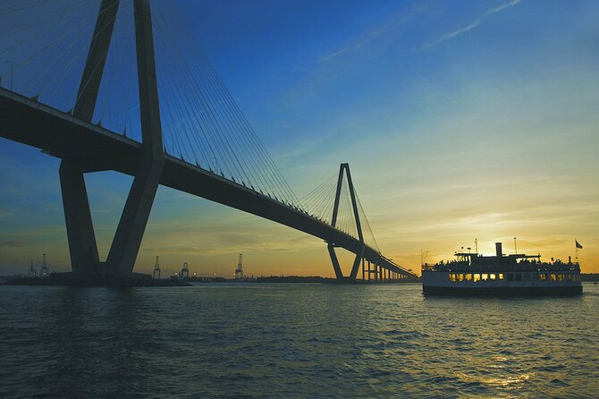 Charleston Harbor History Day-Time or Sunset Boat Cruise - Key Points