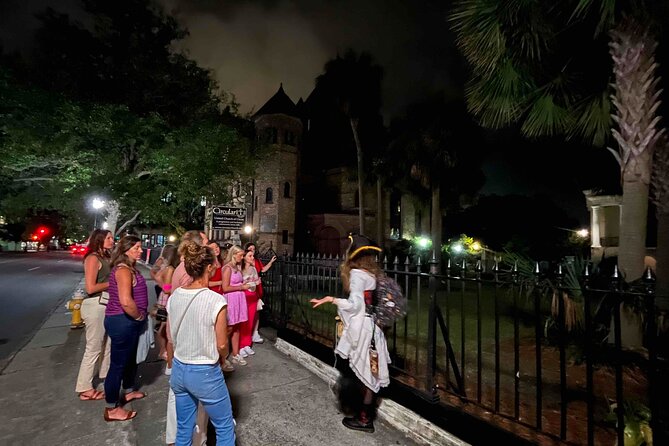 Charleston Nightmares and Nightcaps Ghost Walking Tour - Key Points