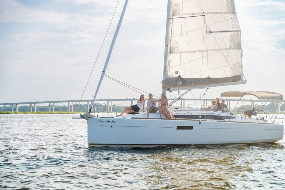Charleston: Private Daytime or Sunset BYOB Sailing Charter - The Itinerary in Detail