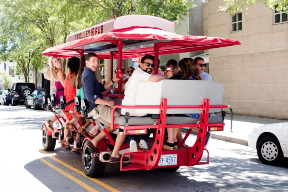 Charlotte: Double Trolley Pub Tour with Drinks - The Route and Stops: What to Expect