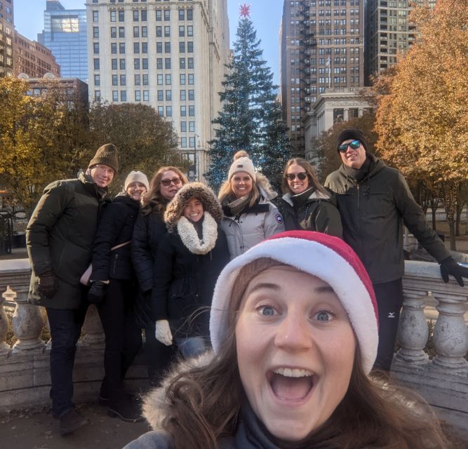Chicago: Guided Holiday Walking Tour and Food Sampling - Meeting Point & Duration