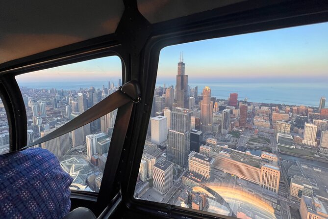 Chicago Helicopter 25-Mile Tour for up to Three Passengers - Key Points