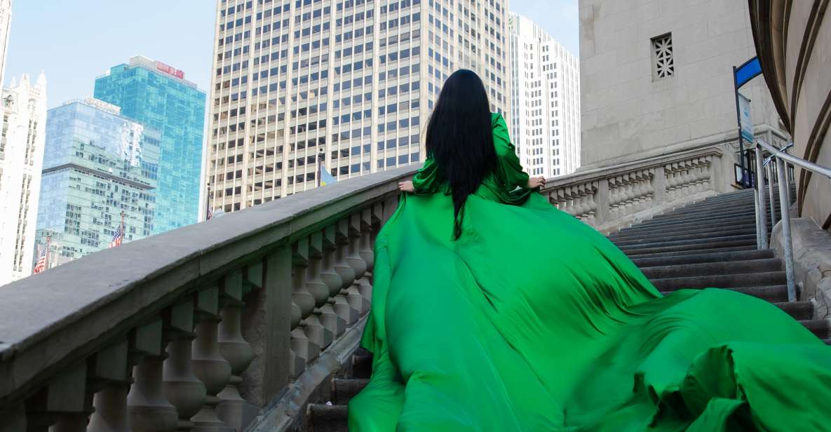 Chicago Luxury Flying Dress Photoshoot - What to Expect from Your Flying Dress Photoshoot