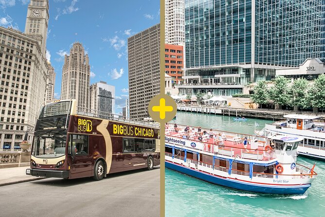 Chicago River Architecture Tour and Big Bus Hop-on Hop-off Tour - Key Points