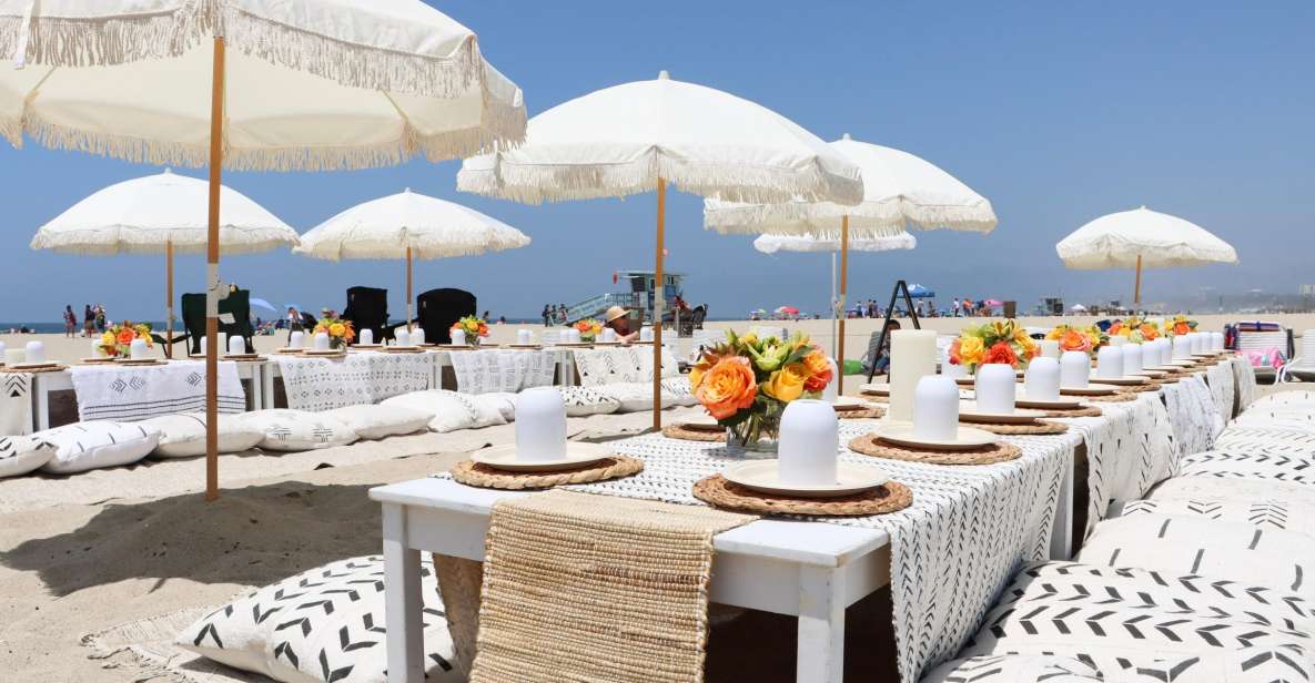 Classic Beach Picnic in Santa Monica - The Details: Furnishings, Decor, and Extras