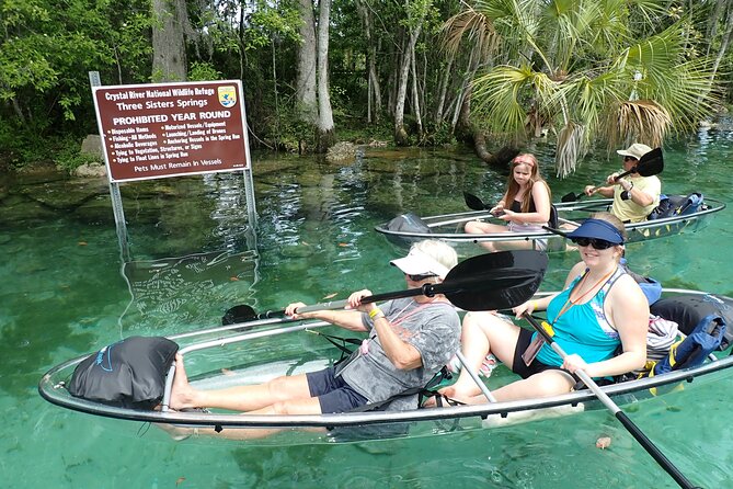 Clear Kayak Three Sisters Springs & Manatee Tour Of Crystal River - FAQ