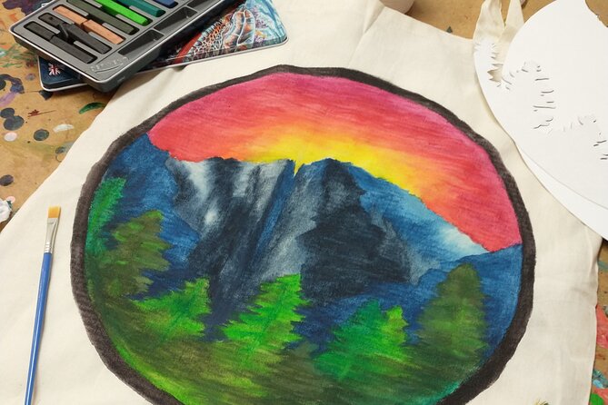 Colorado Inspired Inktense Painted Stocking or Tote Bag Class - Key Points