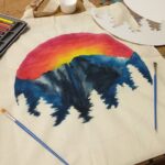 Colorado Inspired Inktense Painted Stocking or Tote Bag Class - Who Will Enjoy This Experience