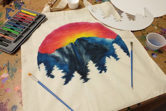 Colorado Inspired Inktense Painted Stocking or Tote Bag Class - Who Will Enjoy This Experience