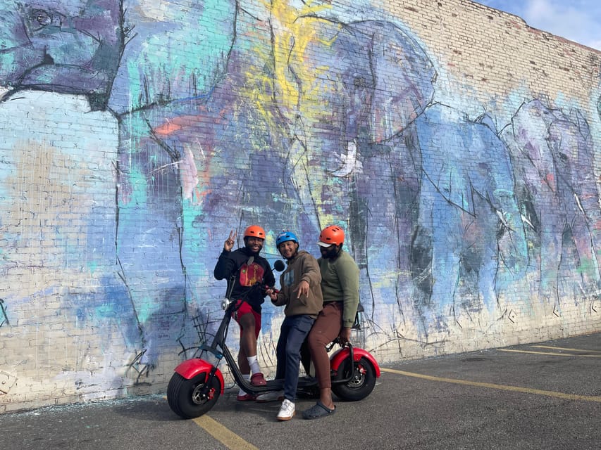 Dallas Mural Fat-Tire Scooter Tour - Key Points