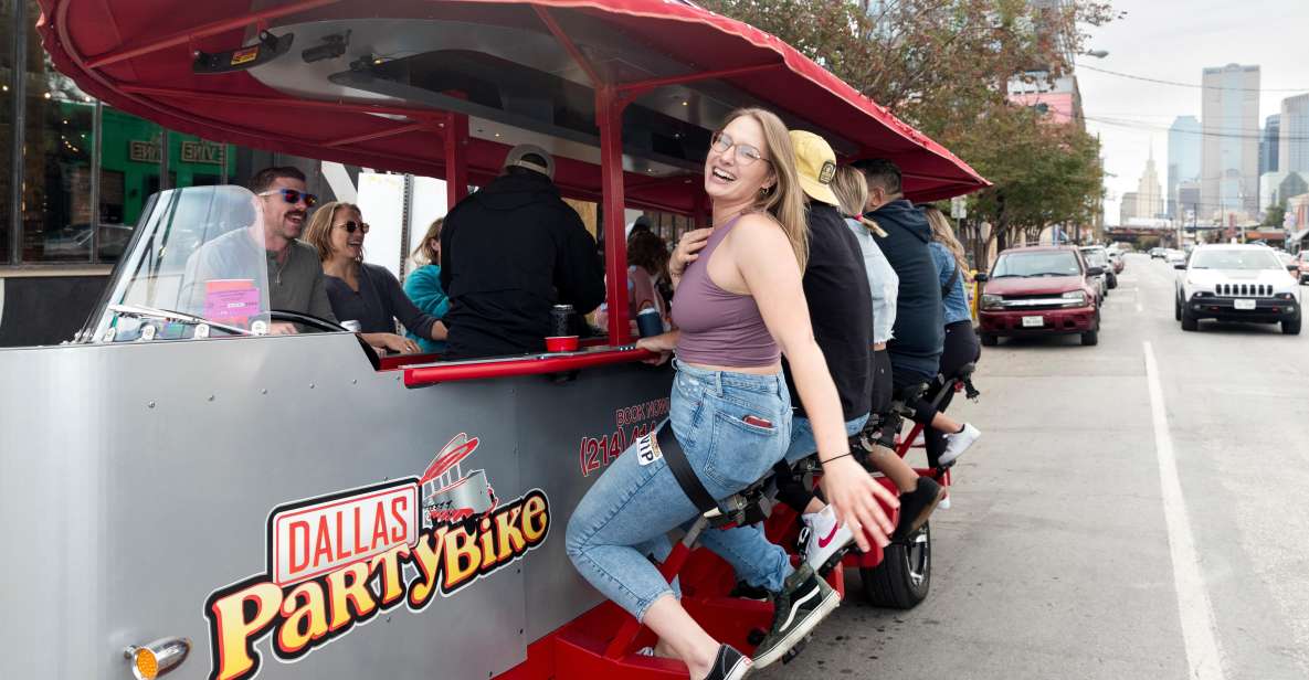 Dallas Party Bike Private Group Rental in Deep Ellum - Pricing and Value