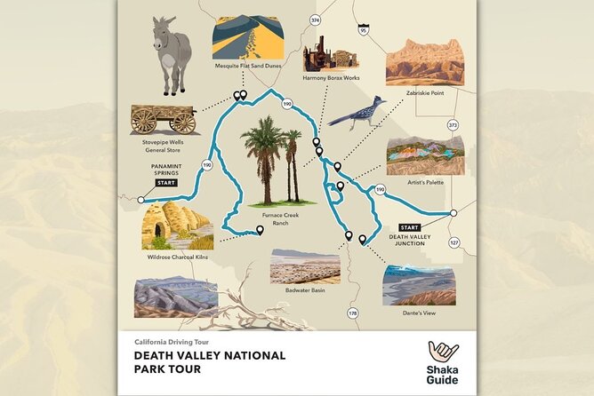 Death Valley National Park Self-Guided Audio Tour - The Itinerary Breakdown: What Youll See and Do