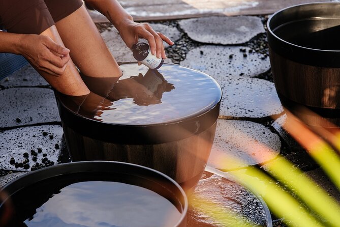 Deep Ocean Water Foot Soak in Kailua Kona - Key Points