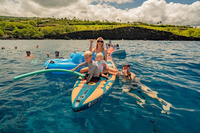 Deluxe Snorkel & Dolphin Watch Aboard a Luxury Catamaran from Kailua-Kona - Key Points