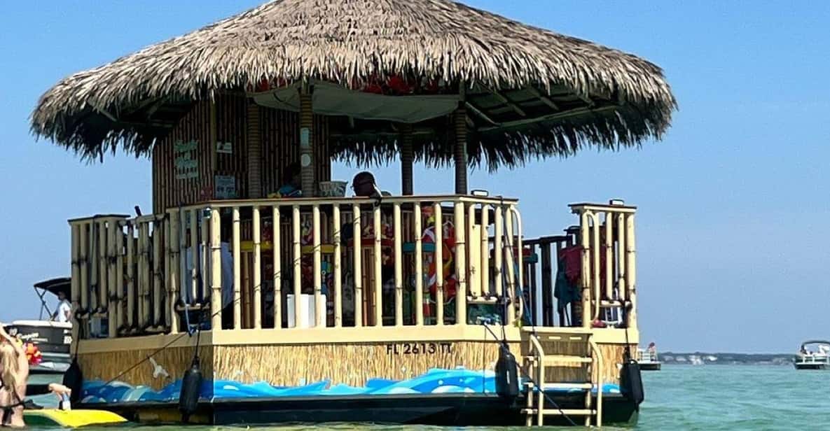 Destin: Crab Island Tiki Sandbar : Tailfins Tikis - Key Points