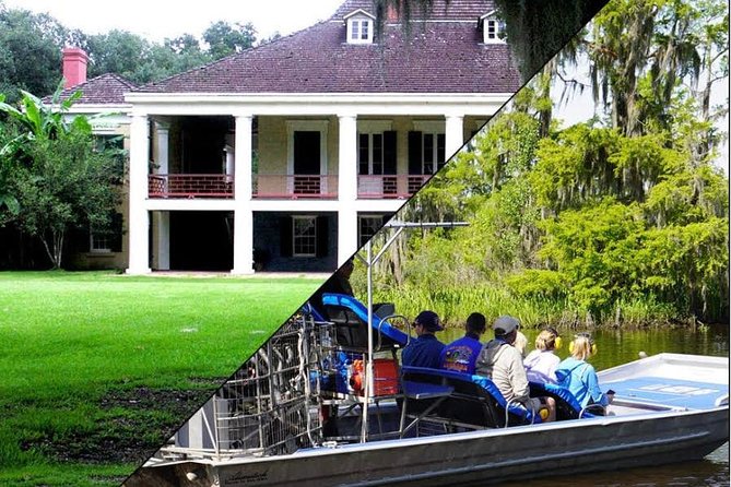 Destrehan Plantation and Large Airboat Tour from New Orleans - Key Points