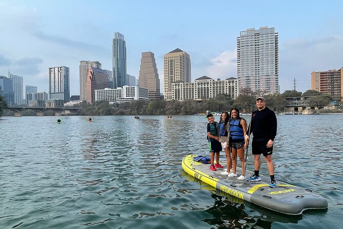 Downtown Austin Giant Paddleboard Sunset Tour with Bats - The Sum Up