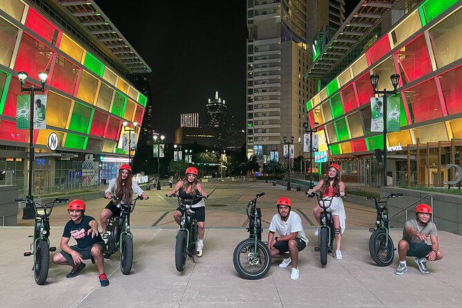 Downtown Dallas Night Sightseeing 2 Hour E-Bike tour - Key Points