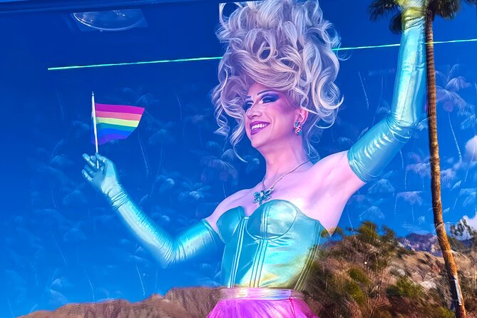 Drag Queen Hosted Mobile Theater Palm Springs Sightseeing Tours - Transportation, Group Size, and Duration