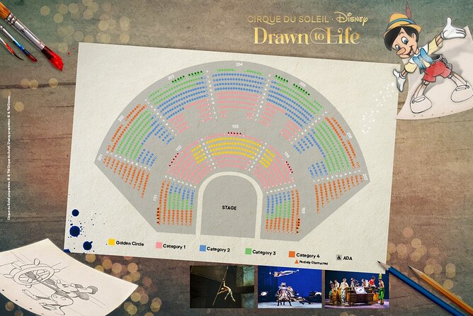 Drawn to Life presented by Cirque du Soleil and Disney - FAQ