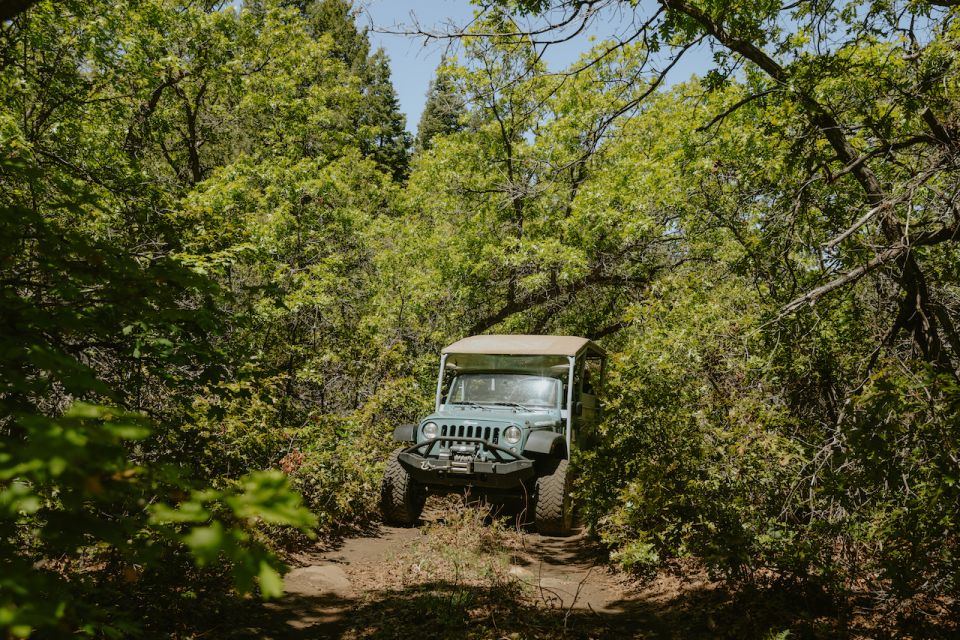 East Zion: Brushy Cove Jeep Adventure - The Itinerary in Detail