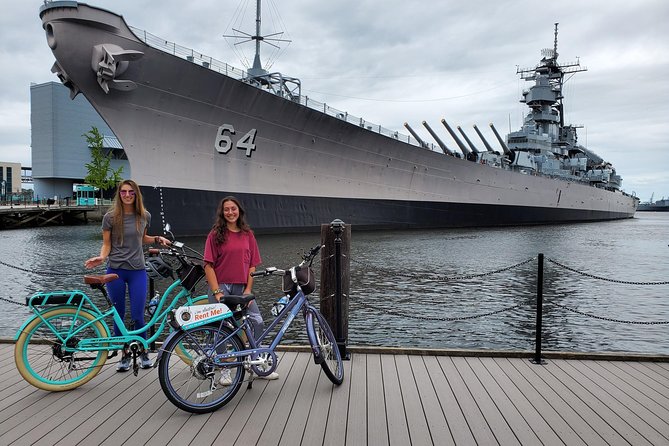 Electric Bike Rental Downtown Norfolk (self guided tour) - Detailed Breakdown of the Itinerary